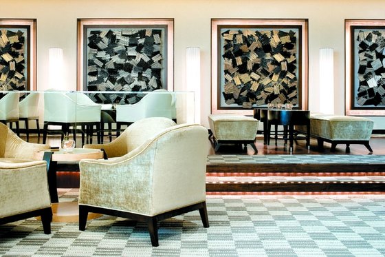 Fabric Chair Hotel Lobby Furniture With Lobby Uphostery Cushion Sofa Set supplier