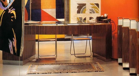 5 Star Hotel Lobby Solid Wood Console Table Walnut  Veneer Reception Table supplier