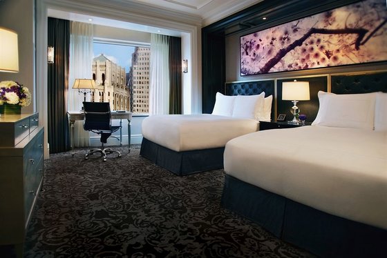 Five Star Leather Hotel Bedroom Furniture Sets King Size / Double Size With Marble Top Night Table supplier