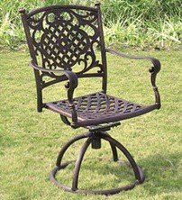 Leisure  Garden Cast Aluminum 8 Seater Outdoor Furniture Table And Chair Set Garden Furniture supplier