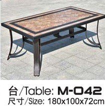 Leisure  Garden Cast Aluminum 6 Seater Outdoor Furniture Table And Chair Set Garden Furniture supplier