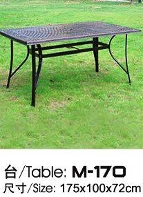 Leisure  Garden Cast Aluminum 6 Seater Outdoor Furniture Table And Chair Set Garden Furniture supplier