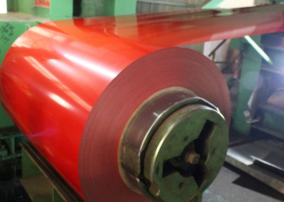 508 / 610mm Coil ID Coloured Galvanised Sheets / Coil Width 600 - 1250mm
