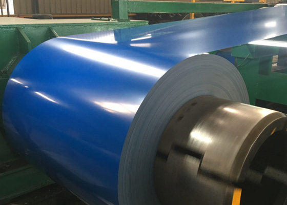 508 / 610mm Coil ID Coloured Galvanised Sheets / Coil Width 600 - 1250mm