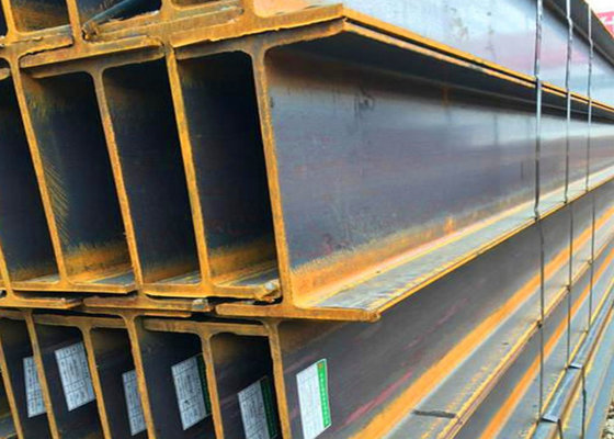 Building Support H Beam Steel High Performance SS400 / S235JR Material