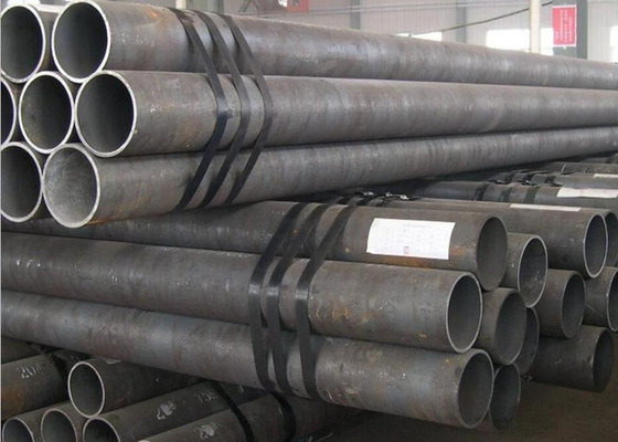 Bright Black Seamless Steel Pipe Hot Rolled Surface 1.5 - 25mm Thickness