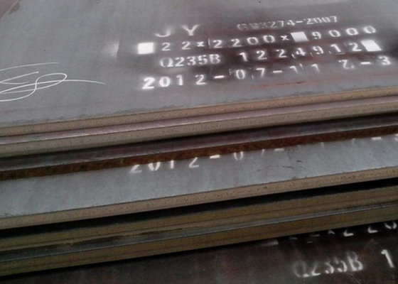 Alloy Hot Rolled Mild Steel Plate , Custom Size ASTM A204 Rolled Steel Sheet