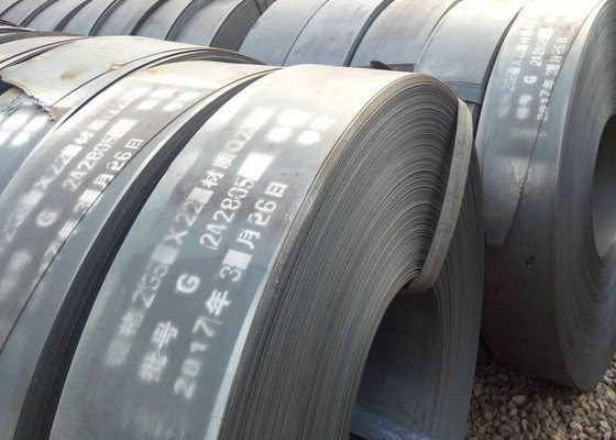 Pipe Shed Hot Rolled Steel Strip 685 -  880mm * 2.5 - 16.0mm Size