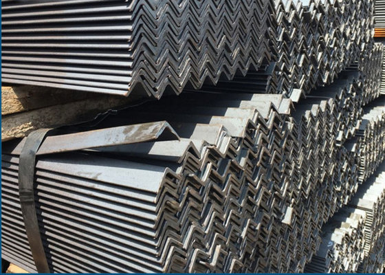 Astm A36 Steel Angle Beam , 6 - 15m Length Custom Ss400 Mild Steel Equal Angle