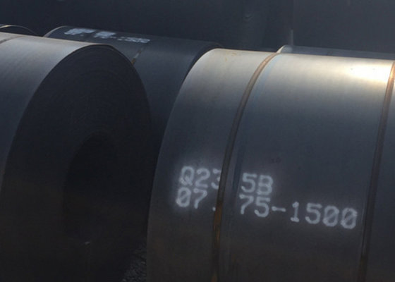 SS400 Sheet Metal Coil , Black Steel Surface Coil Of Steel For Welded Pipe