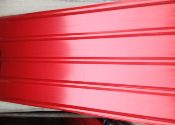 Iron Material Color Coated Steel Roofing Sheet 0.15 - 0.8mm Thickness