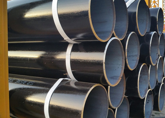 Hot Rolled Seamless Carbon Steel Tube , Diameter 1/2" - 24" Black Seamless Pipe