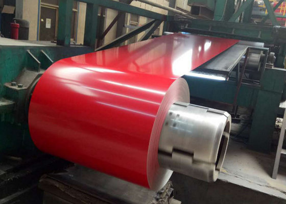 10 - 20μM Top Painting Color Coated Steel Coil Back Painting 5-15μM RAL9002
