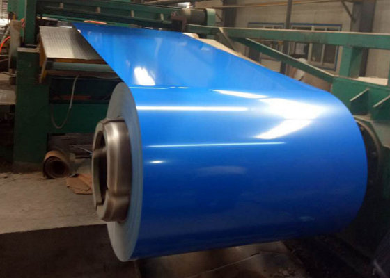 Width 650 - 1250mm Prepainted Galvanized Steel Coil , Ral 9003 Color Ppgi Coil