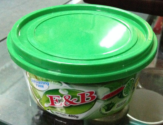 台所炊事用具のクリーニングのための世帯の 食器洗い ののりの皿の洗剤