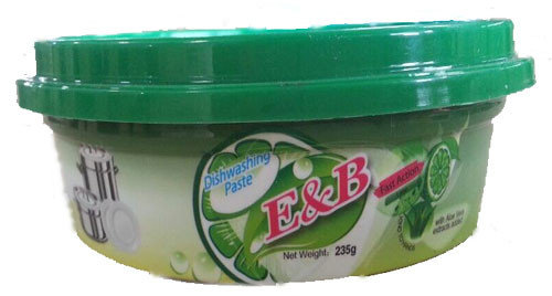 Household Kitchen 235g Eco Friendly Dishwashing Paste with Lime Flavors