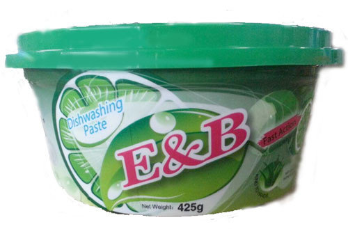 Household Kitchen 425g Eco Friendly Dishwashing Paste with Lime Flavors