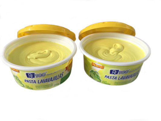 OEM 235G Lemon Dishwashing Paste In Spanish For Household Cooking Utensils Cleaning
