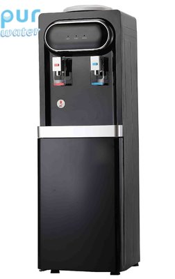 Floor stand water dispenser with safety lock