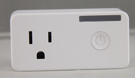 Home Plastic Wireless Wifi Plug Outlet , Wifi Controlled Outlet