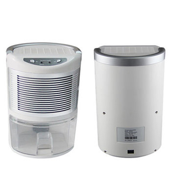 Home Portable Electric Dehumidifier 1L Water Tank 60W Black & White