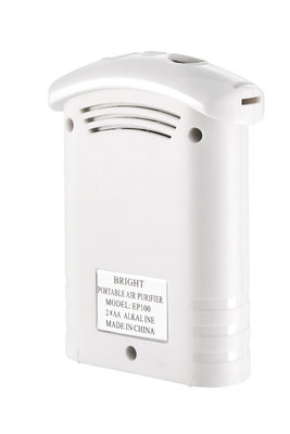 White Indoor / Outdoor Portable Air Cleaner With Electrostatic Generator