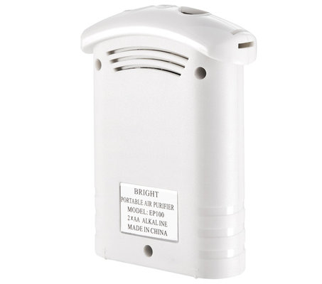 Bedroom / Toilet Negative Ions Portable Air Purifier Electronic 2AA Alkaline Power