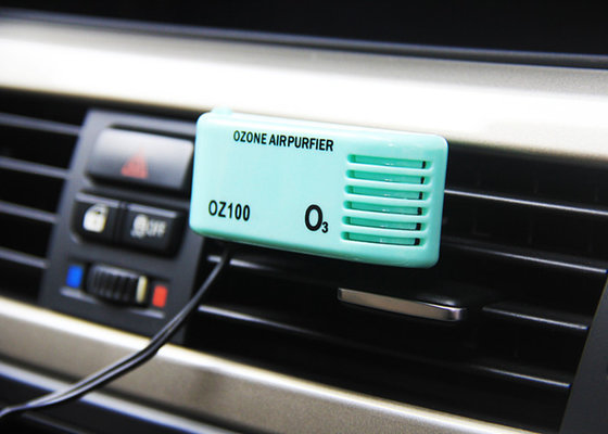 12V D.C Mini Car Air Purifier Smallest Green Color 63*25*19mm