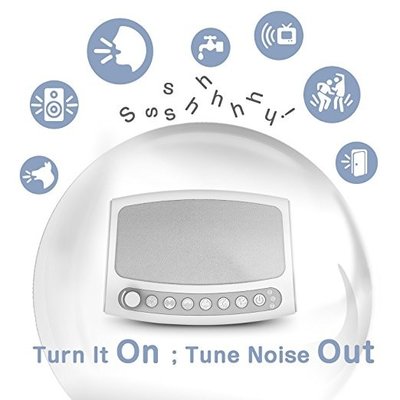 5V 6 Relaxing Sounds Electric White Noise Machine Built in USB & Timer