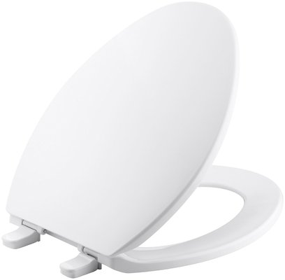 Low Voltage White Electric Heated Toilet Seat 3A Toilet Seat Warmer
