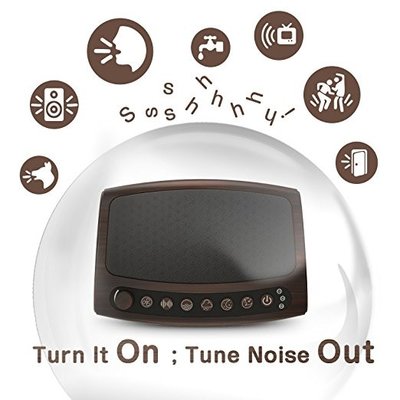 2A Sleep Electric White Noise Machine With 6 Nature Sounds And Timer For Relaxation