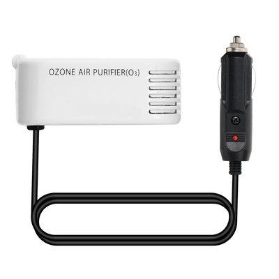12V Mini Ozone Car Air Purifier ABS Material for Bad Smell and Sterilize