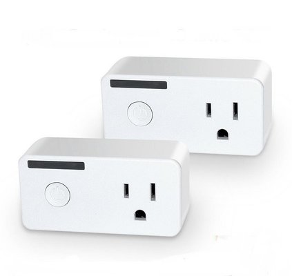 2.4GHz Mini Wireless Smart Plug Phone APP / Voice Controled Over - Load Protected