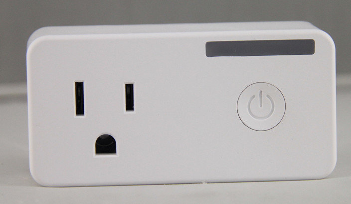 Home Plastic Wireless Wifi Plug Outlet , Wifi Controlled Outlet