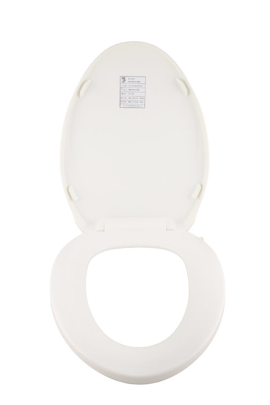 PP White Electric Toilet Seat Warmer Temperature Intelligent Adjustment CE FCC ROHS