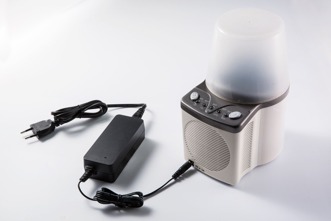 5 LED Indicators Portable Baby Electric Milk Heater Low Noise 50/60Hz 12V 3A