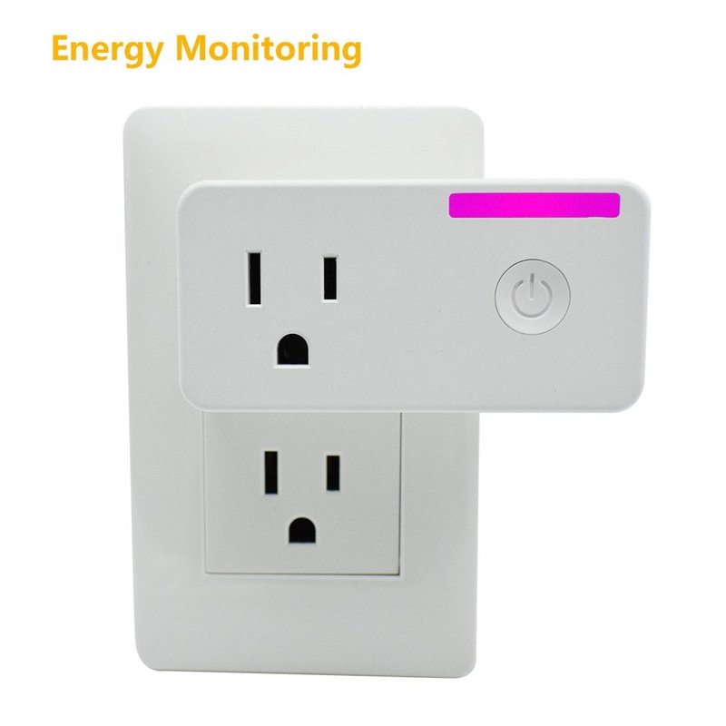 16A Wifi Smart Power Socket Compatible with Alexa and Remote Control By Android and IOS