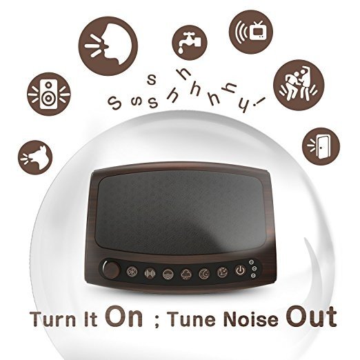 2A Sleep Electric White Noise Machine With 6 Nature Sounds And Timer For Relaxation