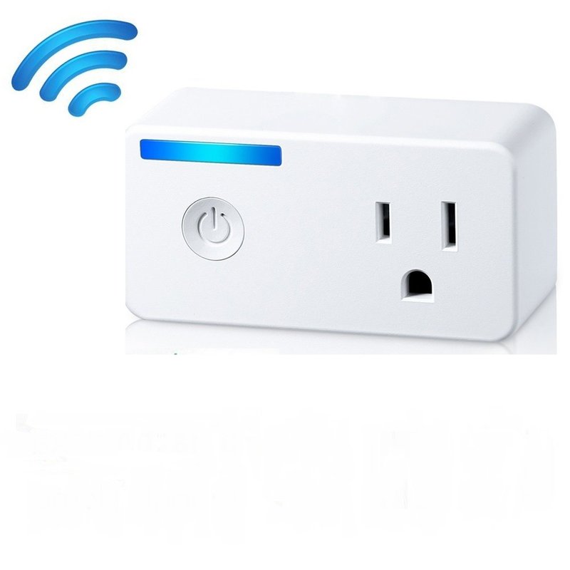 19.5dBm Wifi Plug Outlet , Wireless Smart Plug With Timer / Energy Monitoring