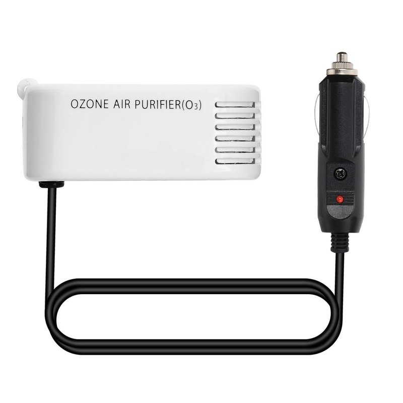 12V Mini Ozone Car Air Purifier ABS Material for Bad Smell and Sterilize