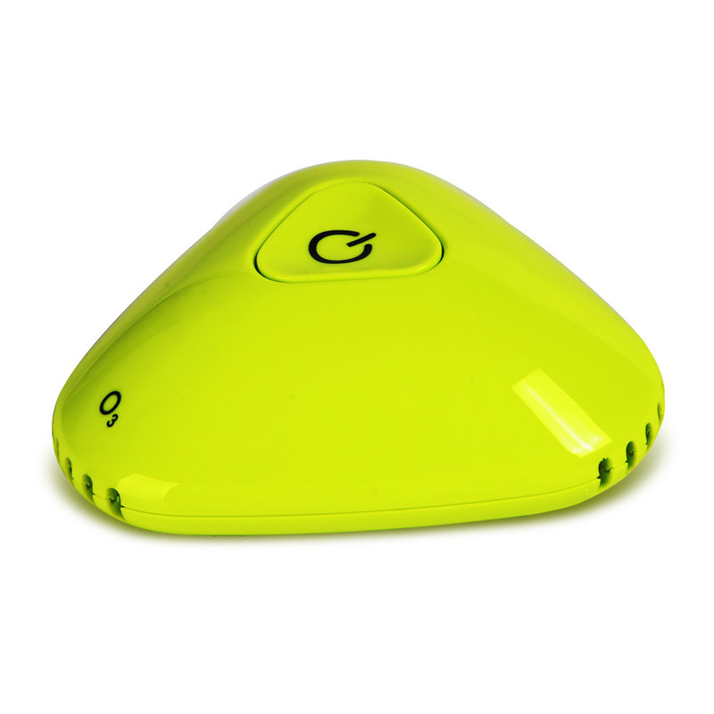 85g Small Car Air Purifier , Green Mini Air Purifier 500mA Battery Capacity
