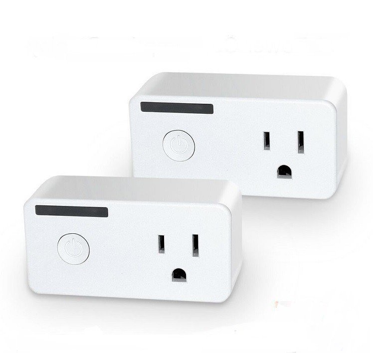 2.4GHz Mini Wireless Smart Plug Phone APP / Voice Controled Over - Load Protected