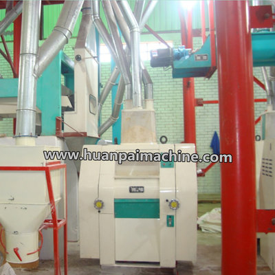 100T/24H flour making machine maize grits and flour grinding mill machine corn grits