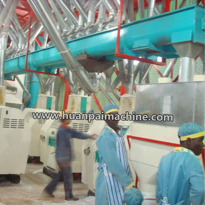100T/24H flour making machine maize grits and flour grinding mill machine corn grits