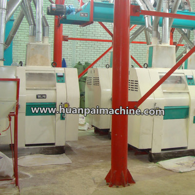 100T/24H flour making machine maize grits and flour grinding mill machine corn grits