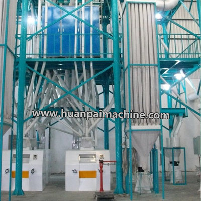 10-200TPD maize machine / maize mill for kenya / maize meal grinding machine