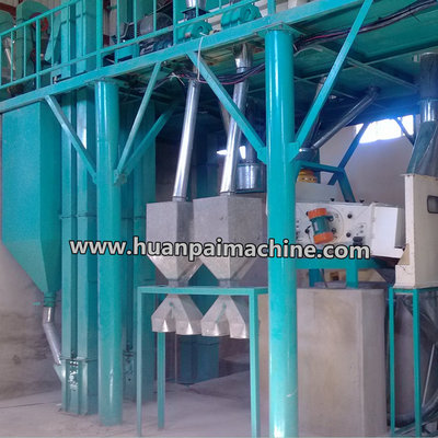 30-50TPD maize grinding hammer mill / flour milling and packing machines / maize flour milling machines