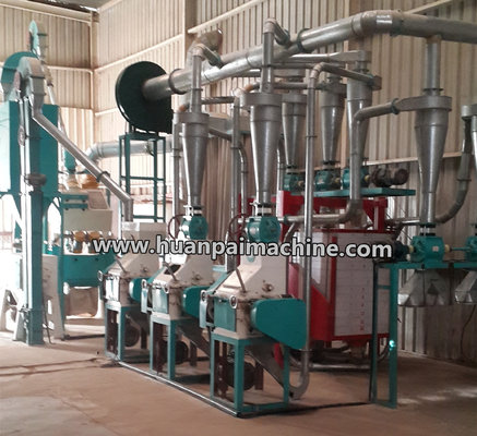 5-20TPD maize milling machines for sale in Uganda / grain processing machine / flour milling and packing machines