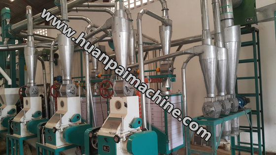 15TPD flour mill machinery maize grinding hammer mill maize milling plant