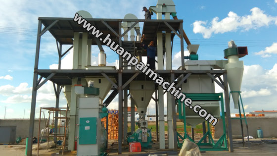 1-5 TPH animal fodder processing machine animal mill crusher machine electric fodder machine